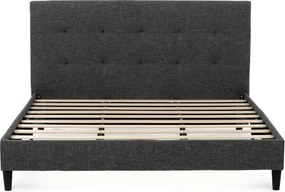 Manželská postel šedá 180x200 cm BED-M180 GREY2
