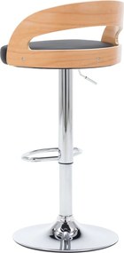 vidaXL Barové stoličky 2 ks ohýbané dřevo [283148] Barva: krémová a tmavě hnědá