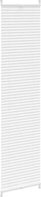 Plisovaná roleta 40 x 200 cm bílá 240588