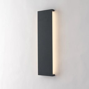 FAN LED-RIBBON-42 Venkovní nástěnné svítidlo LED RIBBON antracit hliník 2x6 W 1600 lm 4000 K IP65 11,5x42x2,6 cm - FANEUROPE