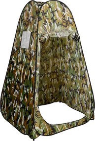 Costway Skládací sprchový a převlékací stan – 120 × 120 × 190 cm, maskovat