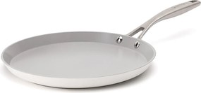 Elmich Nepřilnavá keramická palačinková pánev Zen Ø 26 cm - krémově bílá