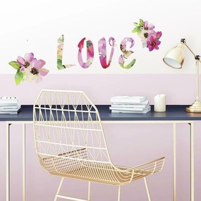 York Wallcoverings Samolepící nápis na stěnu BEAUTIFUL LOVE