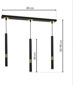 Lustr na lanku MONZA 3xG9/7W/230V