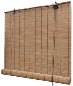 Hnědá bambusová roleta 80 x 160 cm - Default Title