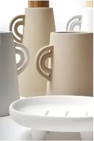 Spirella ORGANIC mýdlenka matná bílá / keramika