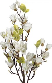 Dekorační stromek Magnolia s bílými květy - 20*15*120 cm