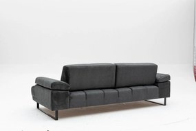 Designová 3-místná sedačka Vatusia 239 cm antracitová
