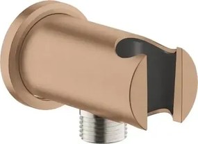 Grohe - Nástěnné kolínko s držákem, kartáčovaný Warm Sunset