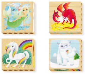 Quercetti Four Puzzle Fantastická zvířata