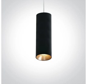 ONE Light 63105M/B závěsné svítidlo, černé, GU10, 24cm, IP20