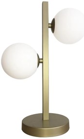 Mosazná stolní lampa Kama pro žárovku 2x G9  - Candellux