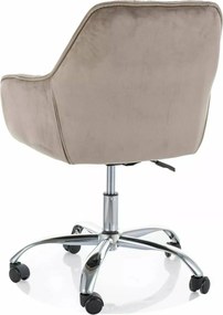 Kancelářské křeslo Q-190 VELVET, béžové