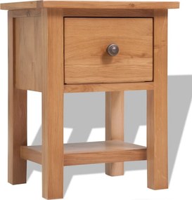 vidaXL Noční stolek 36 x 30 x 47 cm masivní dubové dřevo [243930]