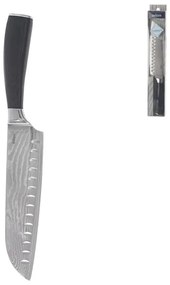 Nůž kuchyňský Santoku, damašková ocel/pakka, 18,5 cm