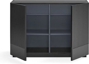 Černá nízká komoda 100x70 cm Doric – Teulat