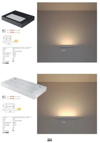 Redo 01-3016 - LED Nástěnné svítidlo LAMINA 2xLED/15W/230V CRI 90 černá