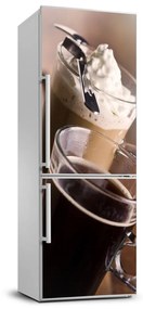 Wallmuralia Nálepka na ledničku samolepící Káva frappe 60x180 cm