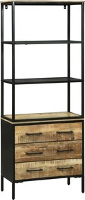 Vysoký bufet Hnědá 70 x 35 x 180 cm Masivní mangové dřevo 3310126