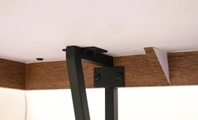MPT Konferenční stolek Dante - ořech/černý mramor