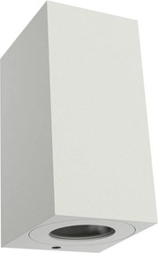NOR 49731001 Venkovní nástěnné svítidlo Canto Maxi Kubi 2 2x28W GU10 bílá čirá - NORDLUX