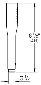 GROHE 26466000 - Ruční sprcha STICK lesklý chrom