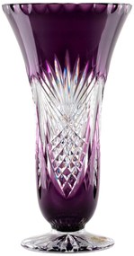 Váza Janette, barva fialová, výška 280 mm