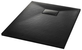 Sprchová vanička SMC - černá | 90x70 cm