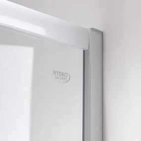 BPS-koupelny Čtvrtkruhový sprchový kout HYD-RK94A 80x80 cm bílá/transparent + vanička HYD-RSV-SXL01A bílá