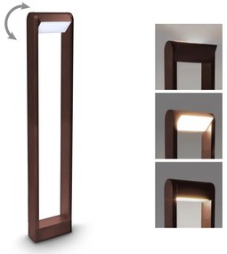 Brilagi - LED Venkovní lampa CROTONE LED/7W/230V hnědá IP54 80 cm