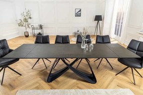 Rozkládací keramický jídelní stůl Infinity 180-220-260cm rezavý mramor