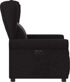 Elektrické polohovací křeslo černé textil 3303356