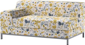 Potah na pohovku IKEA , levé provedení Kramfors 2-místná barva žlutá látka pletený vzor, vzorované