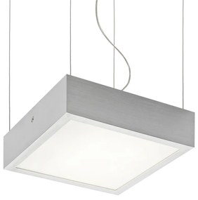 RENDL R13709 STRUCTURAL LED závěsné svítidlo, hranatá technická česaný hliník