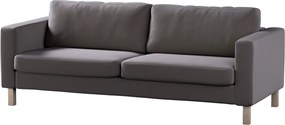 Potah na pohovku IKEA Karlstad, 3-místná, rozkládací barva hnědá látka sametová