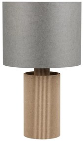Šedo-béžová stolní lampa (výška 28 cm) Canio – Trio