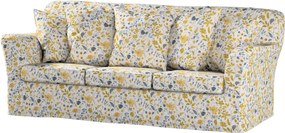 Potah na pohovku IKEA  Tomelilla 3-místná nerozkládací barva žlutá látka pletený vzor, vzorované