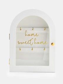 Sinsay - Věšák na klíče s nápisem Home Sweet Home - bílá