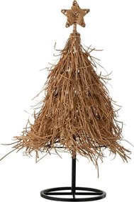 Vánoční stromek z přírodního ratanu na kovovém stojanu – 25*25*64 cm