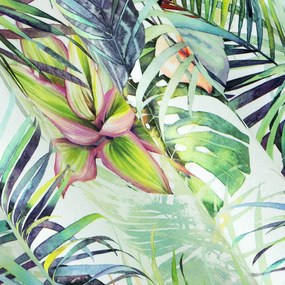 ZATEMŇOVACÍ ZÁVĚS NA KROUŽCÍCH ROMMY 140X250 CM VZOROVANÁ