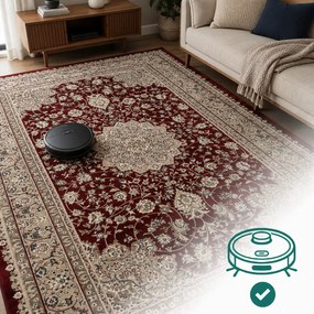 Angel Carpet, Kusový koberec Sultan 12 Red, 200x290, červená, kancelář