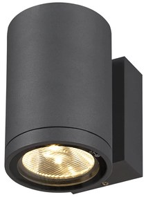 SLV 1003423 Enola Round M, venkovní nástěnné svítidlo, LED 10W 3000/4000K, antracit, výška 16cm, IP65