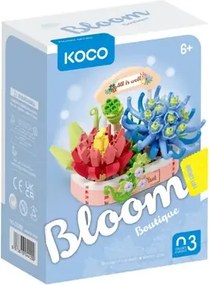 KOCO Stavebnice mini Kouzlo sukulentů / 271 dílků / od 6 let