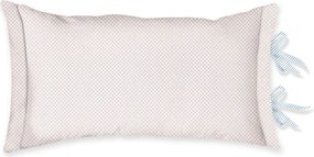 Pip Studio dekorační polštář Desi Garden 35x60 - bílý (Dekorační polštář v bílé barvě s květinami)