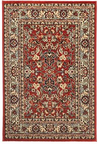 Sintelon, Kusový koberec Teheran Practica 59/CVC, 200x300, červená, chodba / předsíň