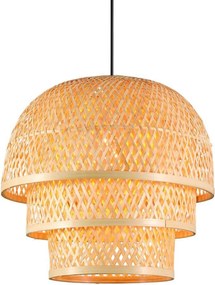 Toolight Boho, závěsné svítidlo 1xE27 APP1577-5C, přírodní hnědá, OSW-03614