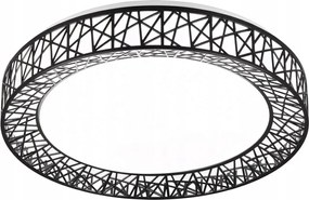 Kulatý stropní svítidlo na dálkové ovládání Cluster R67321102 Rl Light Led 40W 2700-6500K černý