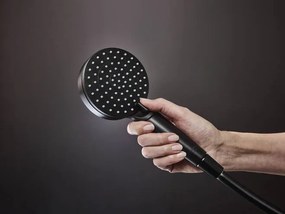 Hansgrohe Vernis Blend, termostatická sprchová souprava, hlavová sprcha + ruční sprcha, černá matná, HAN-26276670