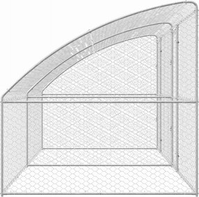 Psí kennel 2 ks Stříbrná 4 x 2 x 2 m Pozinkovaná ocel 3368333