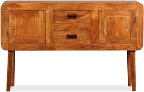 Příborník masivní dřevo s medovým povrchem 120 x 30 x 75 cm 244682